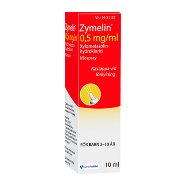 Zymelin nässpray för barn 0,5 mg/ml
