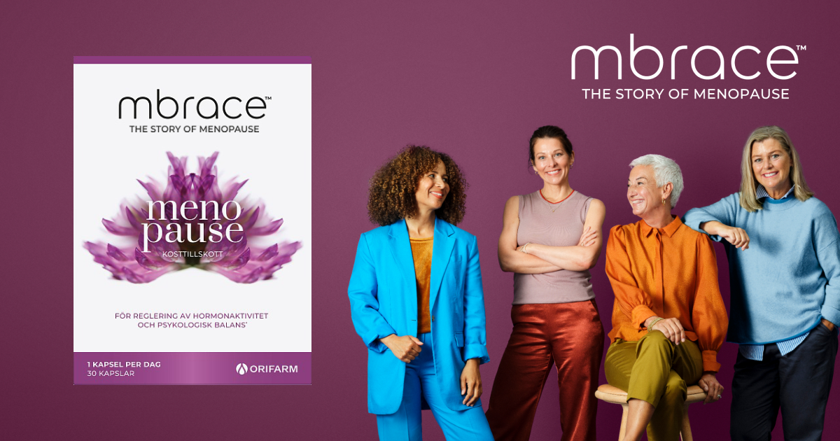 Mbrace™ Menopause - Hjälper hantera värmevallningar