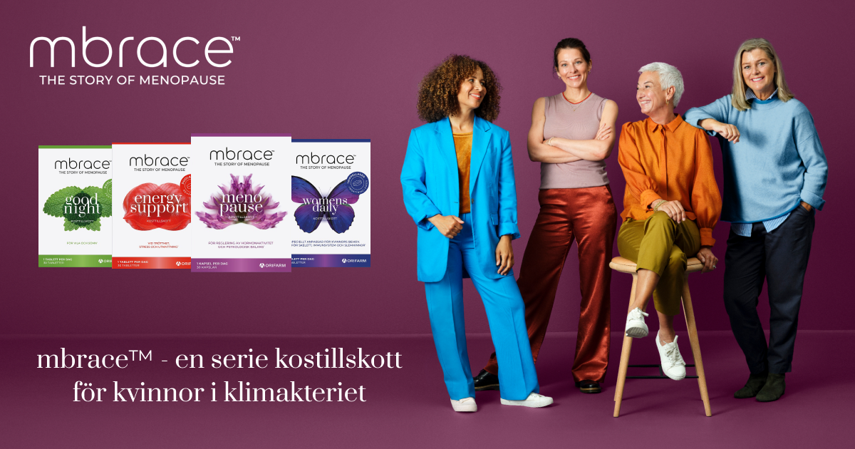 Mbrace™ - en serie kosttillskott för kvinnor i klimakteriet